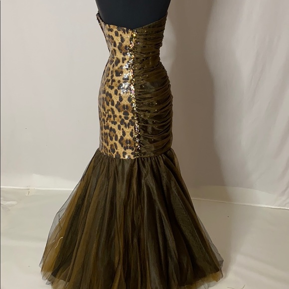 Party Time Formals | Dresses | Leopard Prom Gown | Poshmark